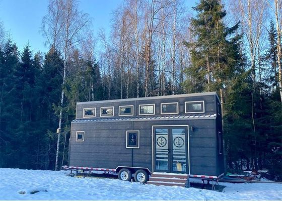 Camping Travel Trailer Integrated Prefabricated Tiny House Prefab Light ...