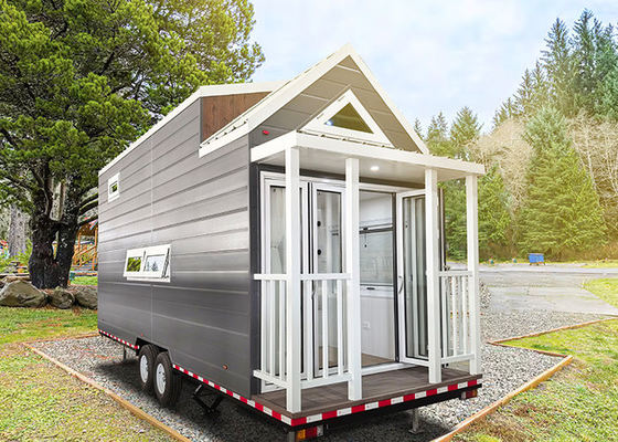 AS/US Prefab House Modular Tiny Home On Trailer Ready To Ship With Bath