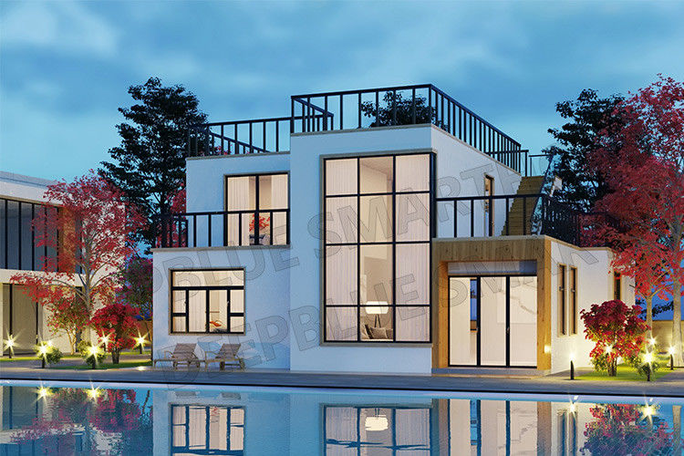 Energy Saving Affordable Prefab House Steel Structure Villa ...