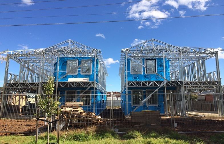 High Quality Light Steel Frame Prefab Villa / Quick Assemble Steel ...