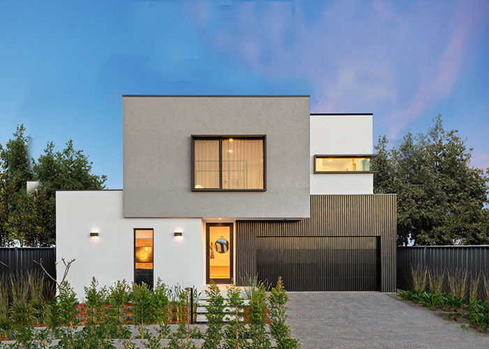 Australian light steel framing townhouses project prefab light steel frame home building steel ...