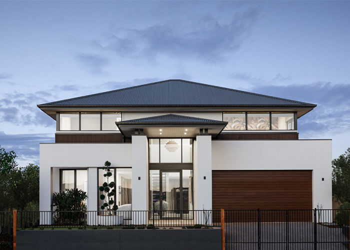 High-quality ultra modern prefab homes in light gauge steel frame home ...