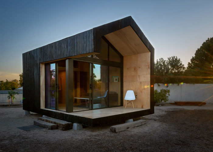 Light Steel Frame Prefab Garden Studio House Kits Cost Saving Small ...