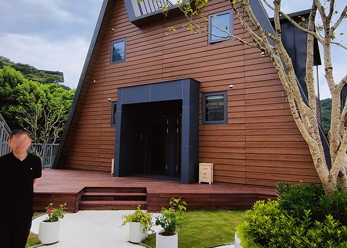 Prefab House Kit With Light Steel Frame Modular Home For Holiday And Camping