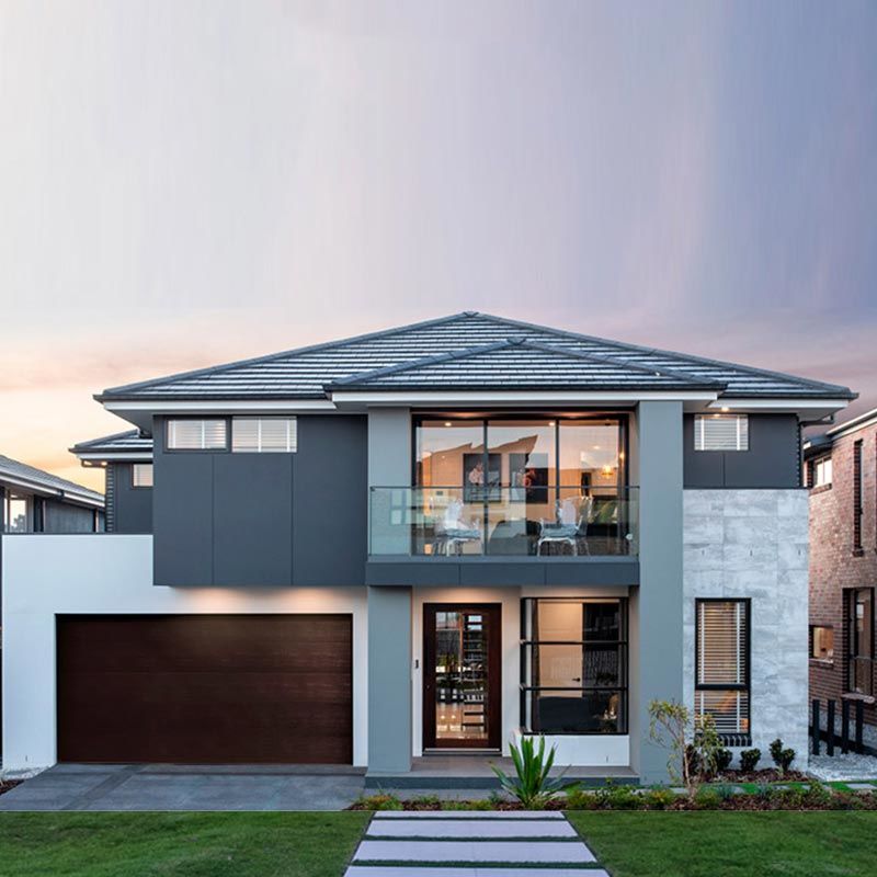 2 Storey Modular Home Luxury Prefab Light Gauge Steel Frame House With ...