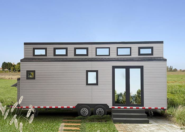 Modern Prefab Modular Home Luxury Caravan Tiny House On Wheels Shipped ...