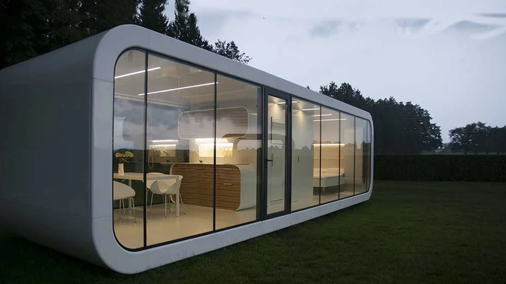 Light Gauge Steel Frame Prefab Houses One Floor Kit Home Holiday Cabins ...