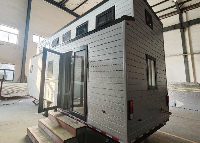AS/NZS Standard Light Steel Prefab Tiny House On Wheels Kit Home For ...