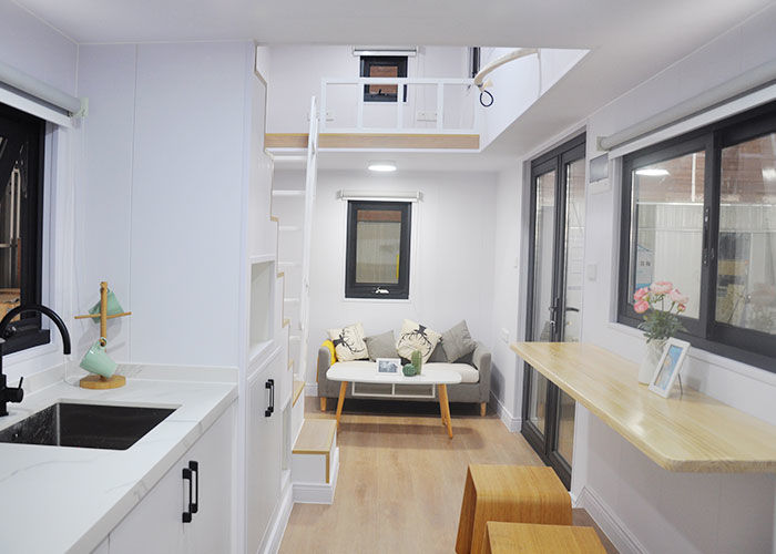 Cheap Expandable Tiny House With Solar Panels Portable Prefab Home Tiny ...
