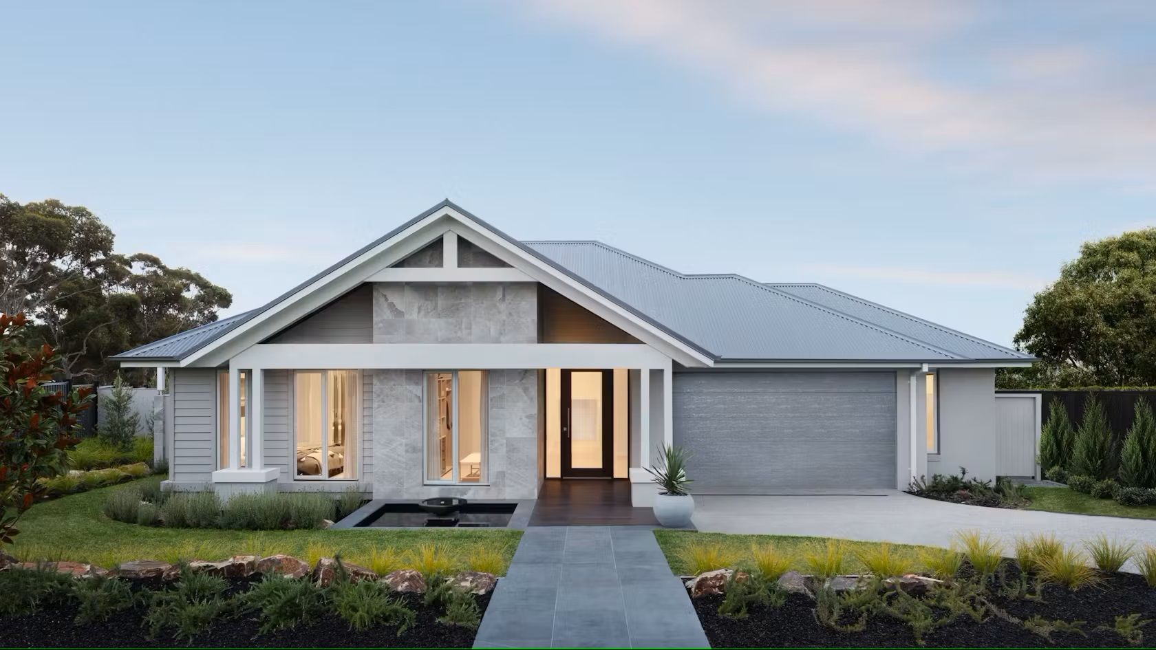 AS/NZS/USA Affordable Modular Prefab Homes With Light Gauge Steel Frame ...