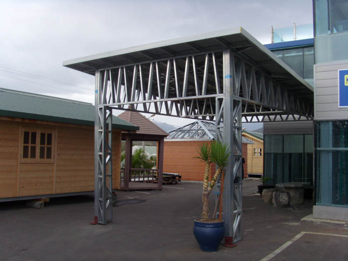 EU/USA/NZ/Australia Standard Light Steel Frame Mobile Metal Car Garage ...