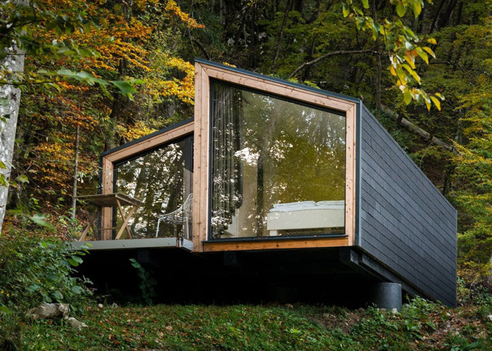 Steel Frame Prefab Modular Homes Aluminium Sliding Doors High ...