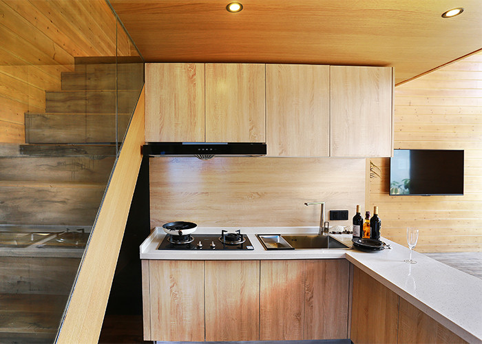 Modern Modular Sound Insulation Prefab House Fiber Cement Board ...