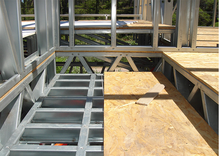 Two Story Modular Homes Prefab Villa Steel Frame House With Beautiful ...