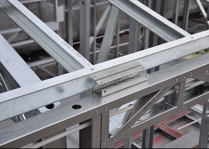 Fireproof Light Steel Frame Metal Prefab Car Shed With Steel Sheet ...