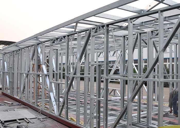 Light Steel Frame ADU Houses Modular Home Granny Flat One Story SIngle ...