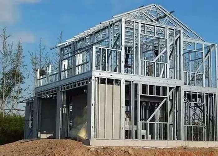 AS/US Duplex Steel Frame Ultra Modern Prefab Homes With Light Gauge ...