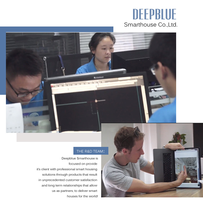 China NINGBO DEEPBLUE SMARTHOUSE CO.,LTD factory production line