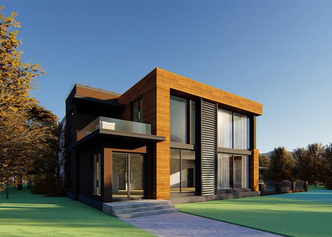 Modular deluxe bungalow residence, Bungalow House With Big Window