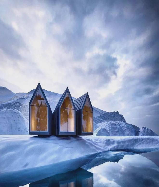 A-Frame Rooftop Hotel: The Perfect Blend of Minimalist Aesthetics and ...