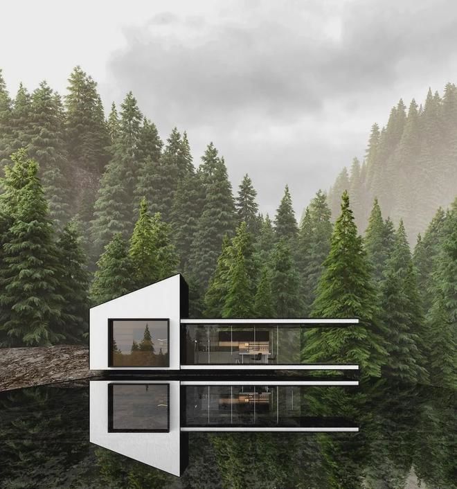 A-Frame Rooftop Hotel: The Perfect Blend of Minimalist Aesthetics and ...