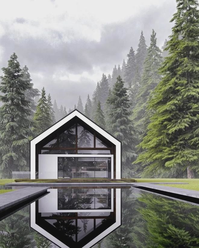 A-Frame Rooftop Hotel: The Perfect Blend of Minimalist Aesthetics and ...